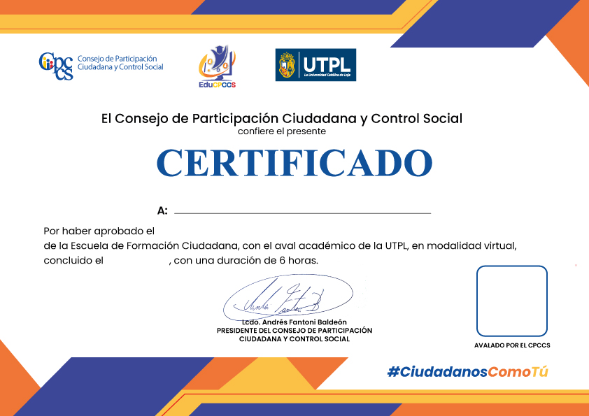 Módulo – Políticas Públicas, Participación y Desarrollo‹Certificados de Módulo con Aval ...